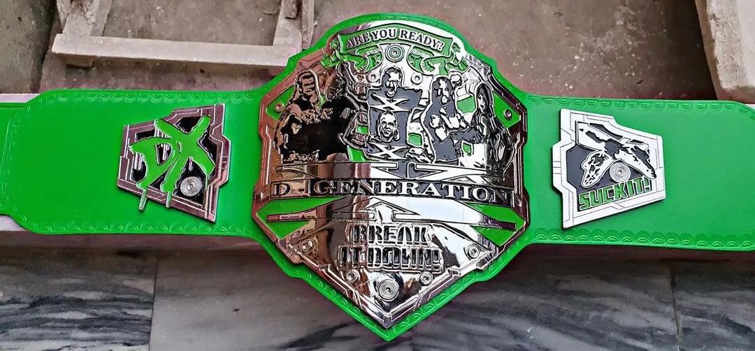 DX Custom Wrestling Championship Title Belt