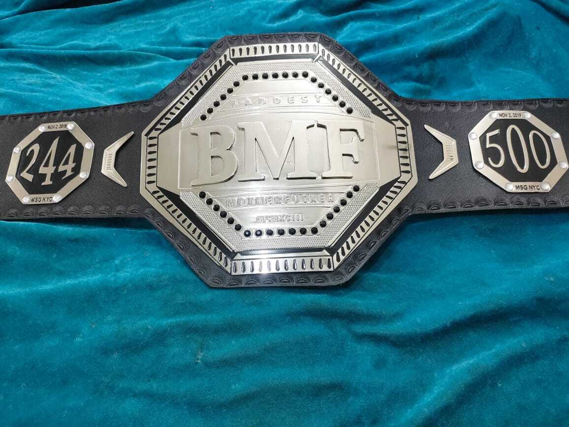 UFC 244 BMF Wrestling Championship Title Belt