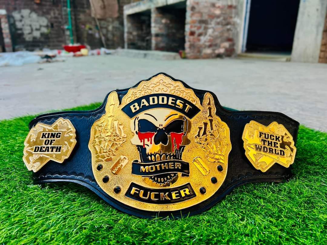 BMF Baddest Mother King Of Death Championship Title Belt