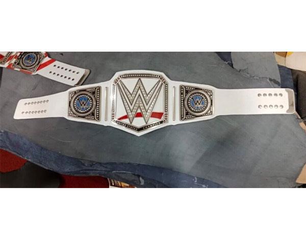 White Universal Wrestling Championship Belt