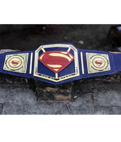 Superman Championship Wrestling Title Belt