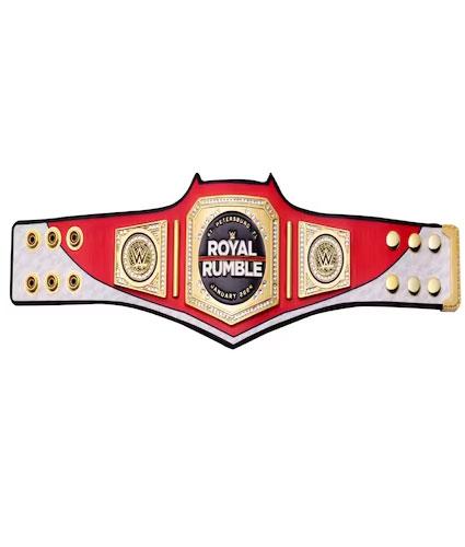 Royal Rumble 2024 Mini Championship Title Belt