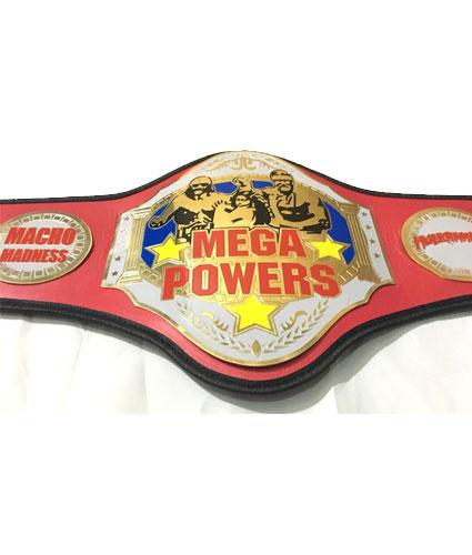 Mega Power Randy Savage Wrestling Championship Title Belt