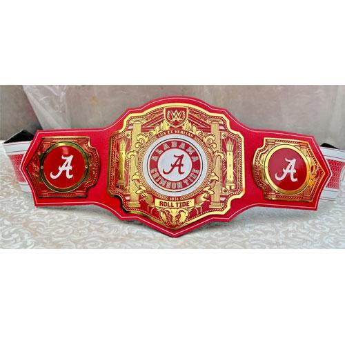 Alabama Crimson Tide Roll Tide University Championship Title Belt
