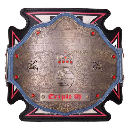 Triple H 30 Years Evolution World Championship Title Belt